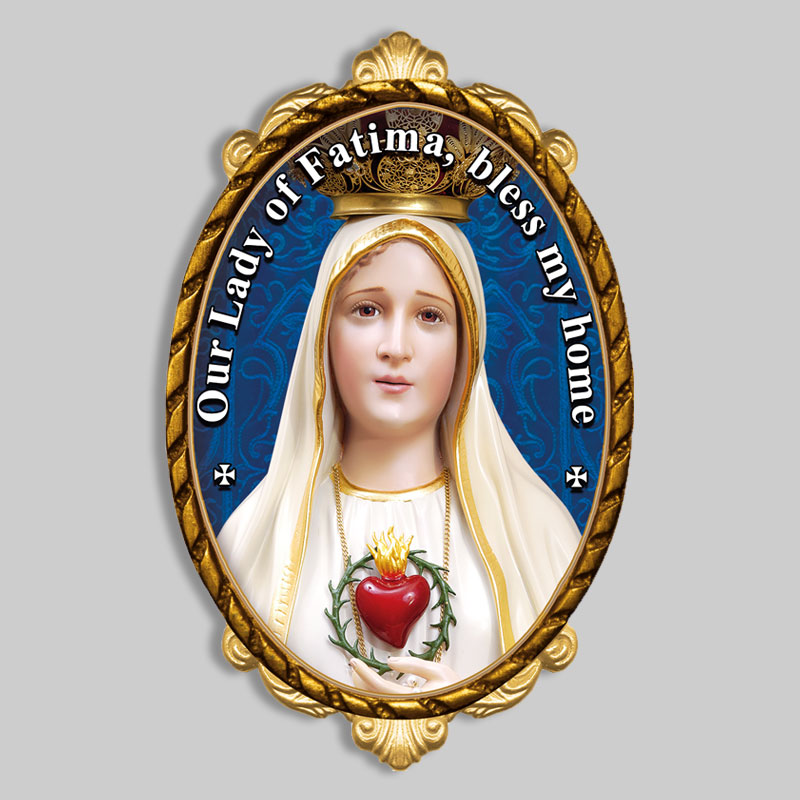 Our Lady of Fatima Cut Out Sticker – Mary Queen of the Third Millennium ...